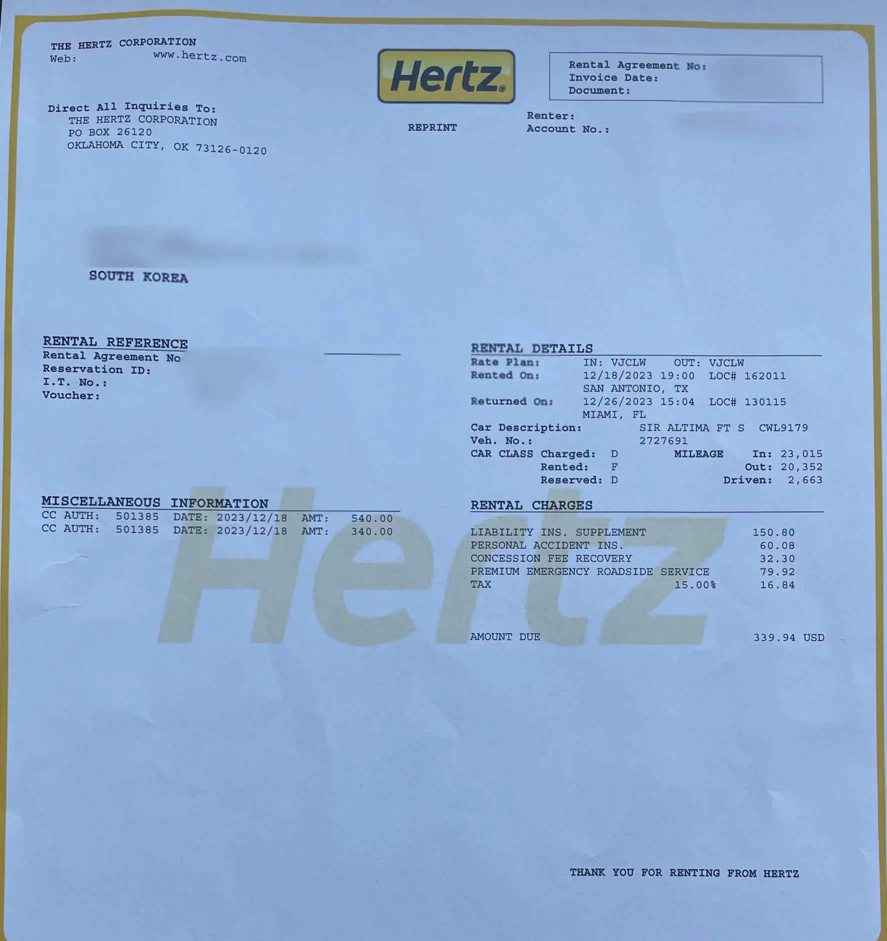 미국 자동차 여행 시 톨비 폭탄 주의 | PlatePass Hertz | BudgetFriendly